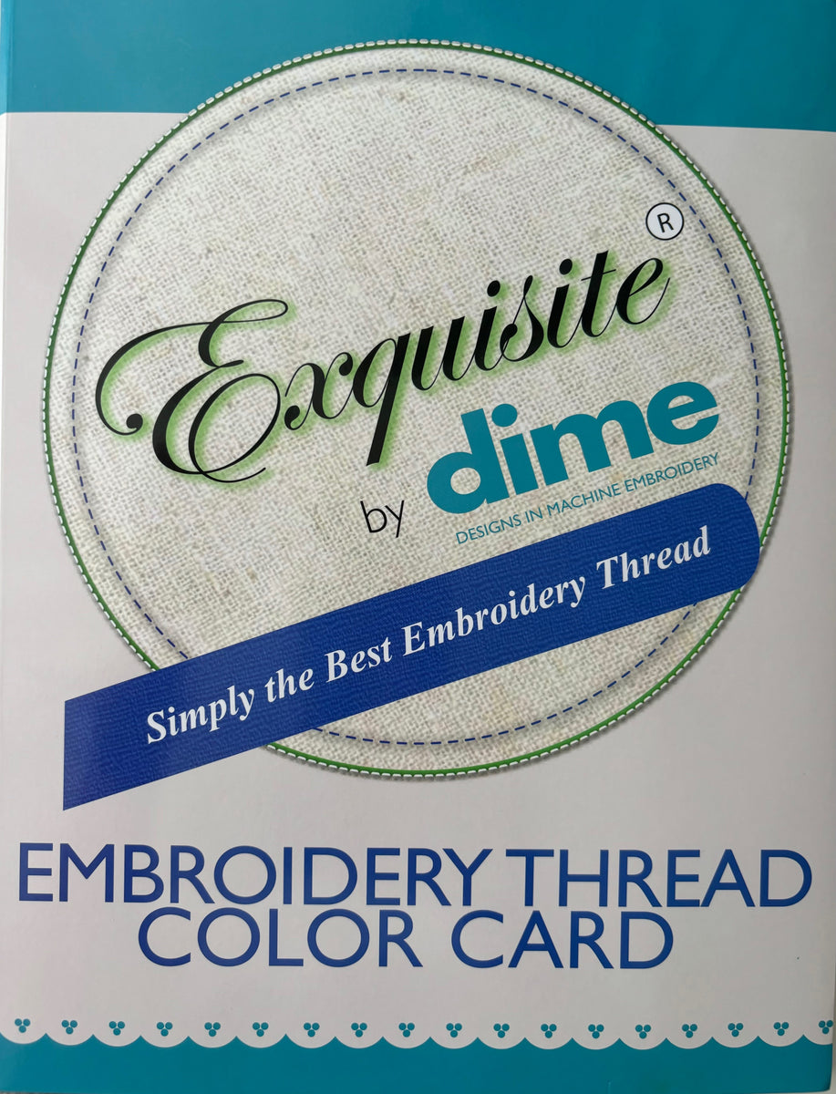 Exquisite Embroidery Thread Color Card – Sewing Boutique