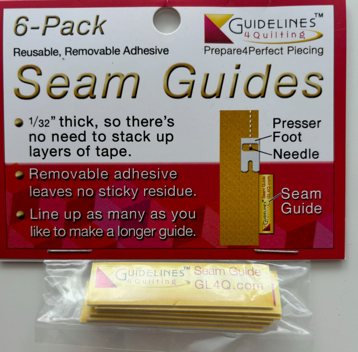 Adhesive Seam Guides 6 Pack – Sewing Boutique