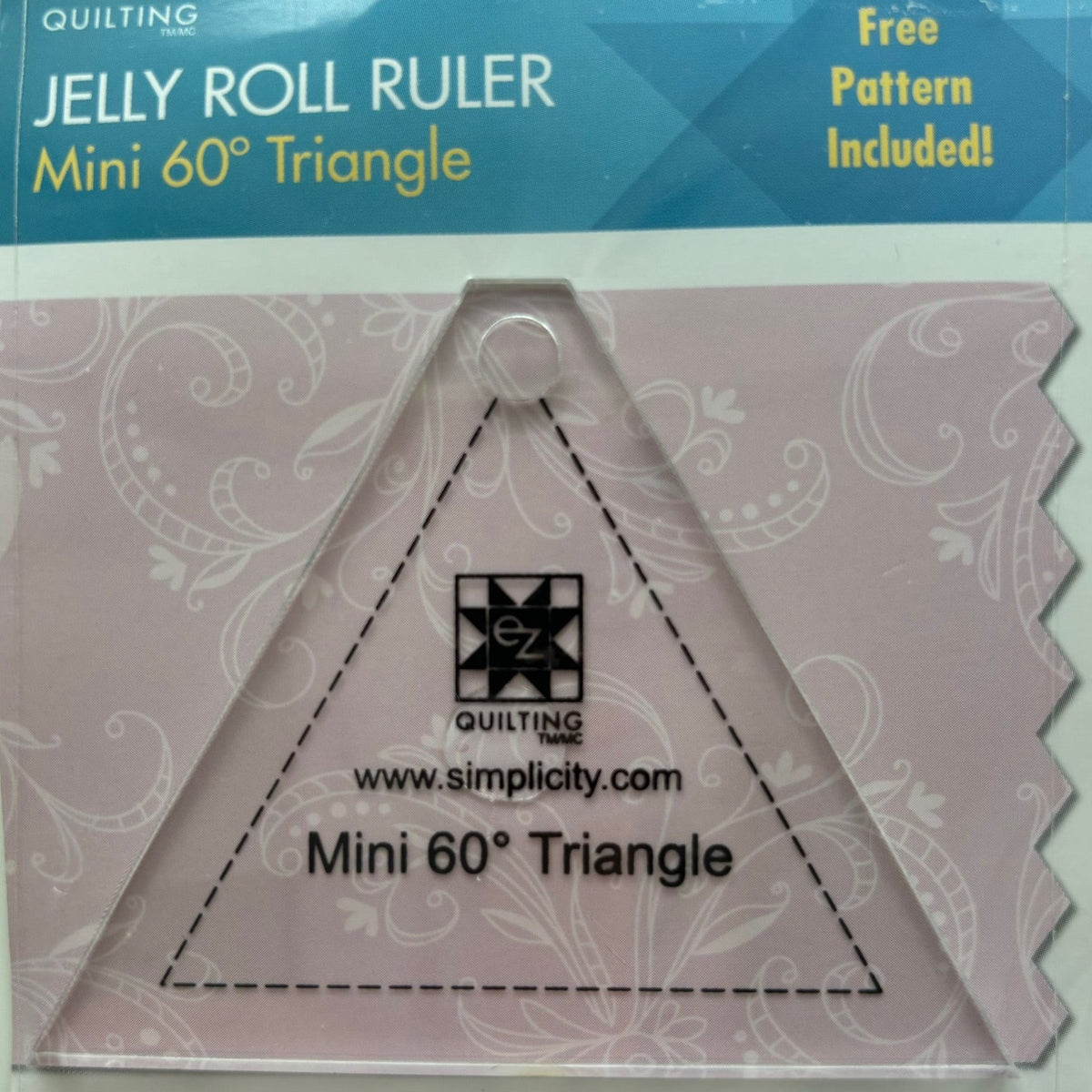 Jelly Roll Ruler Mini 60 Degree Triangle – Sewing Boutique