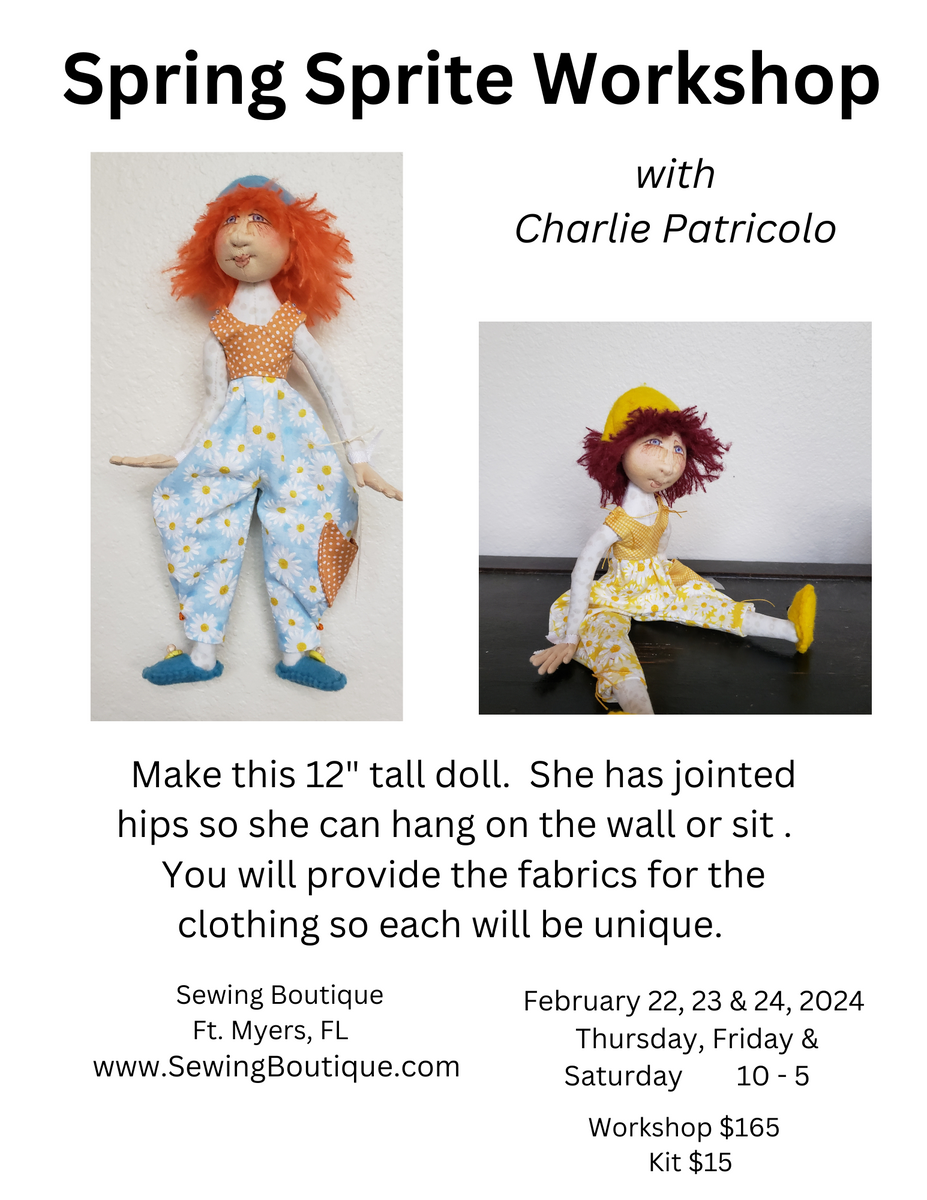 Spring Sprite Workshop – Sewing Boutique