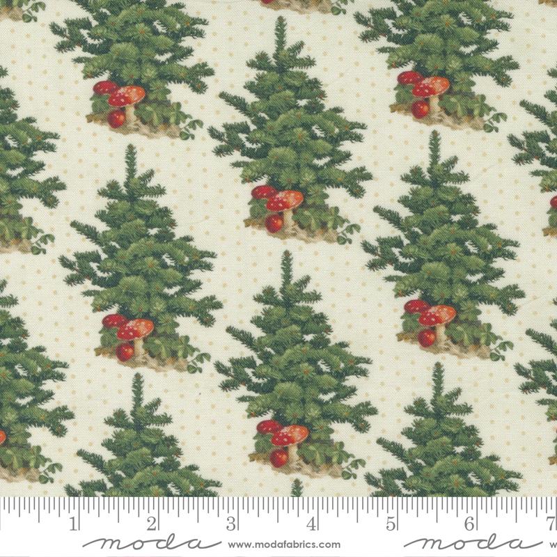 Moda Christmas Faire Christmas Trees Cream Fabric – Sewing Boutique
